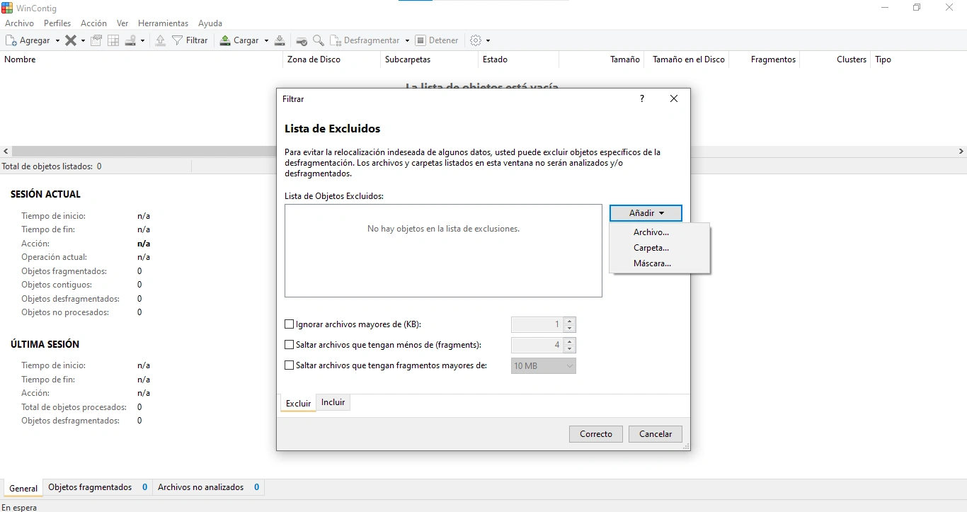WinContig: Análisis del programa de desfragmentación — Descargatic